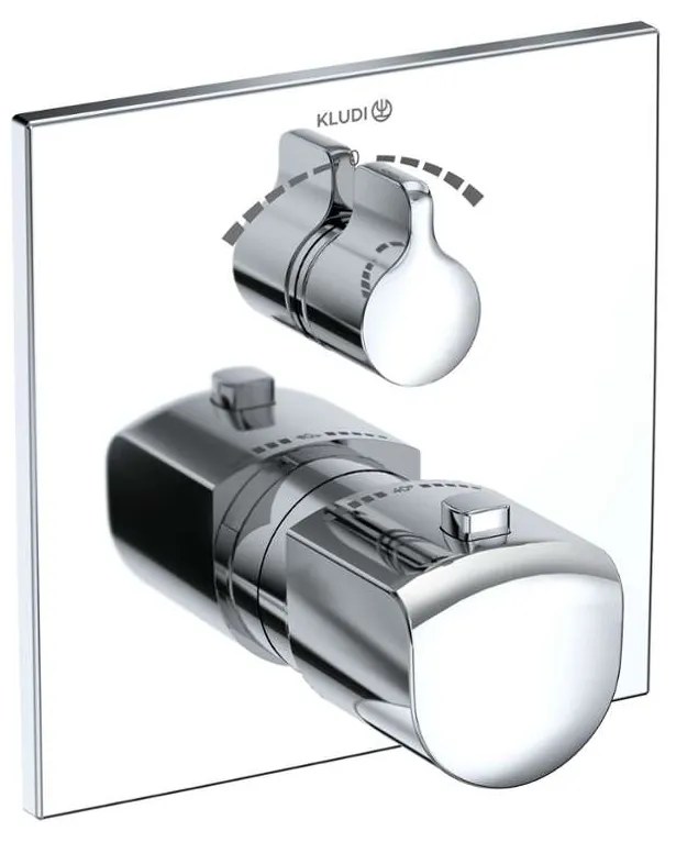 Kludi Ameo - Termostatická baterie pod omítku, pro 2 spotřebiče, chrom 418100575