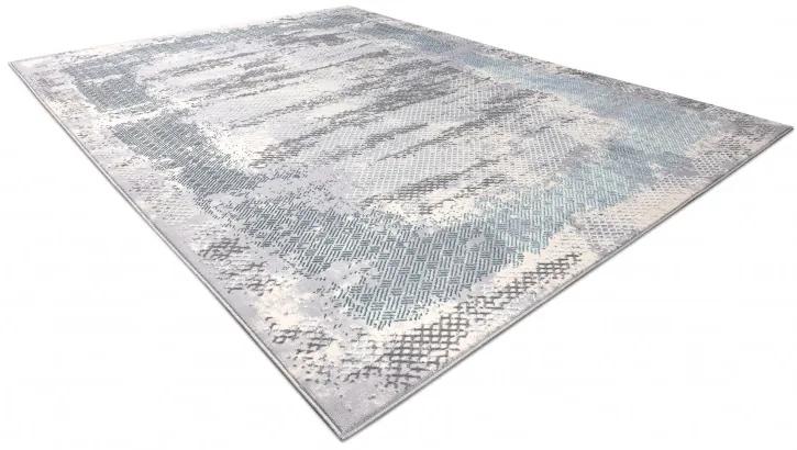 Dywany Łuszczów Kusový koberec Core A004 Frame ivory/grey and blue ROZMĚR: 80x150
