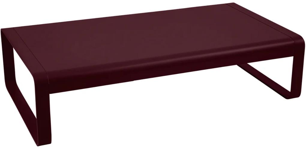 OnaDnes -20% Třešňově červený hliníkový zahradní konferenční stolek Fermob Bellevie 138 x 80 cm