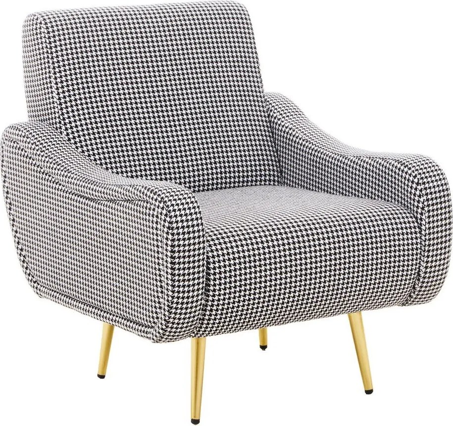 Černobílé křeslo Holli – Premier Housewares