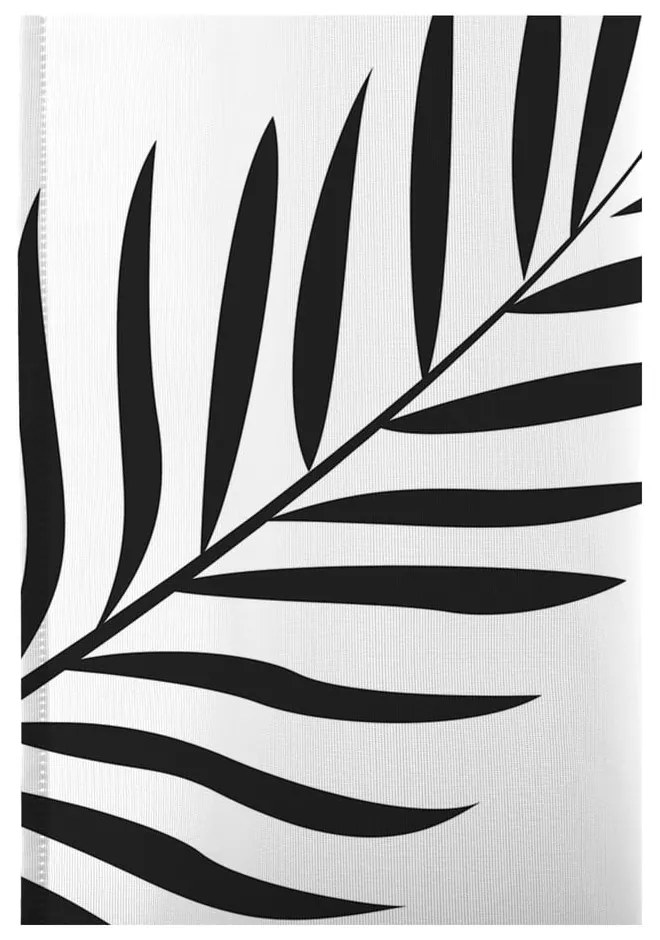 Bílý závěs 140x300 cm Foliage – Blanc
