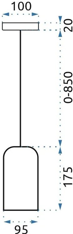 Toolight, betonové stropní svítidlo 1xE27 APP997-1CP B, černá, OSW-07552