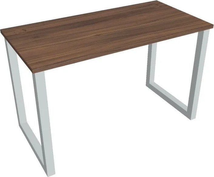 Kancelářský pracovní stůl Hobis UEO 1200, bílá RAL 9016, deskaakát