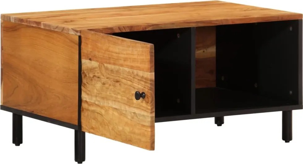 vidaXL Konferenční stolek 80 x 50 x 40 cm masivní akáciové dřevo [356859] Barva: Přírodní