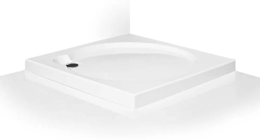 Čtvercová samonosná sprchová vanička ALOHA FLAT 60 mm S 800 × 800 ALOHA FLAT /800 8000282