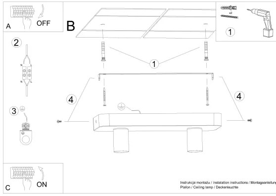 Sollux  SL.1157 - Bodové svítidlo TAVO 2xE27/15W/230V beton
