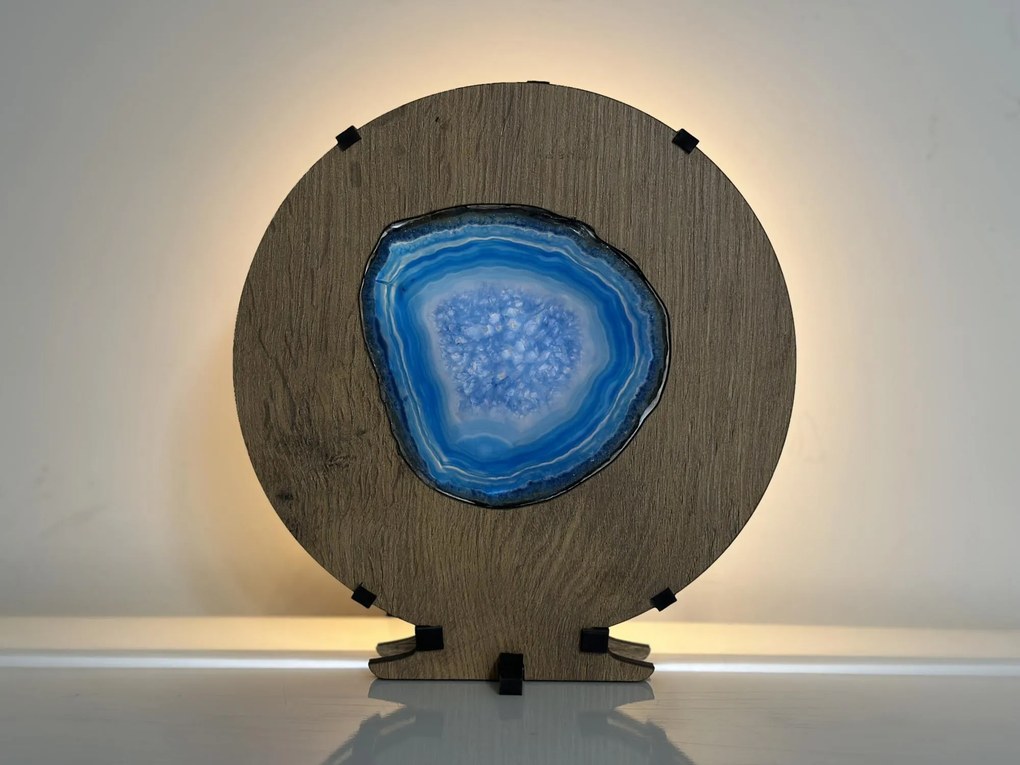 Li-Go "Achát" lampa 20x22 cm provedení povrchu: dub