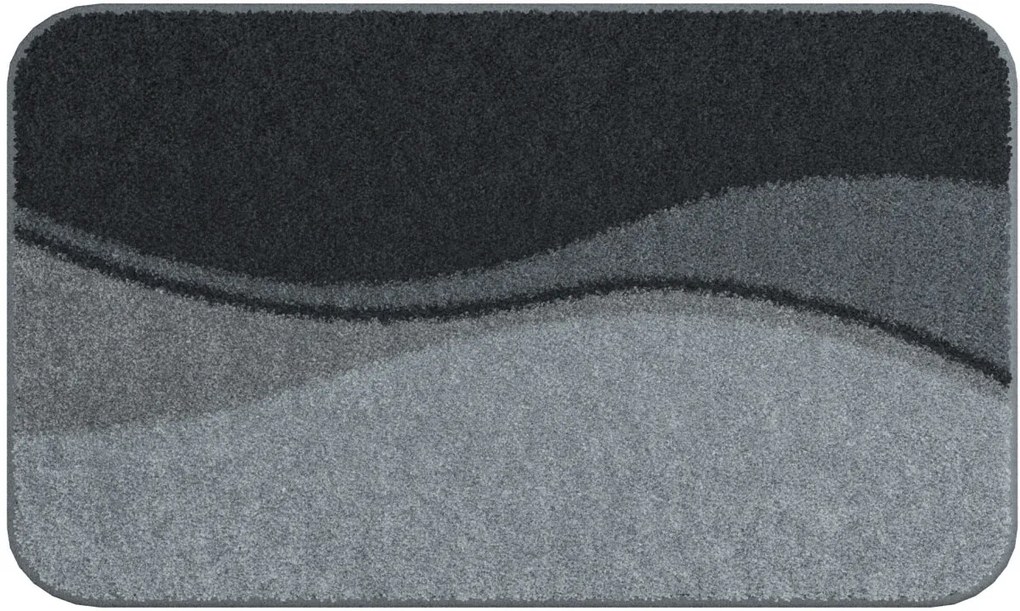 LineaDue FLASH - Koupelnová předložka antracitová Rozměr: 50x80 cm