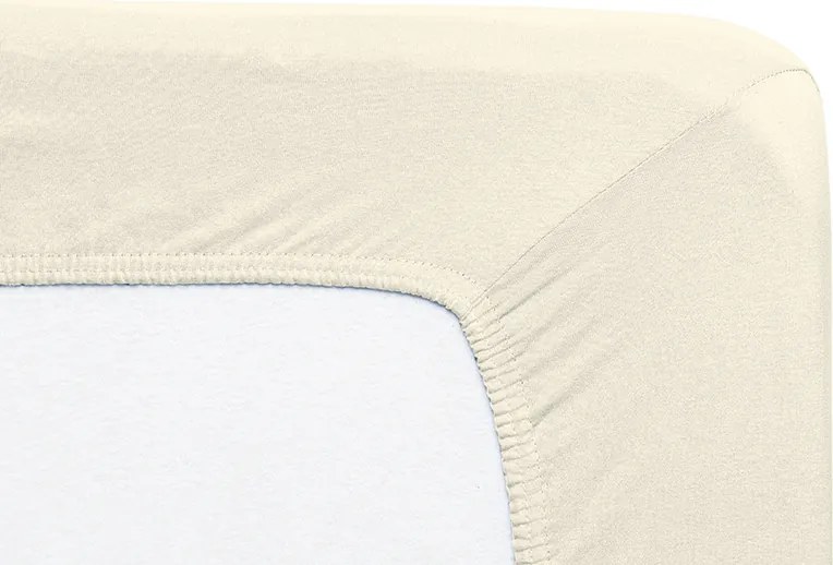 Florella Prostěradlo Avance Jersey 45 Ivory, 180-190x200 cm