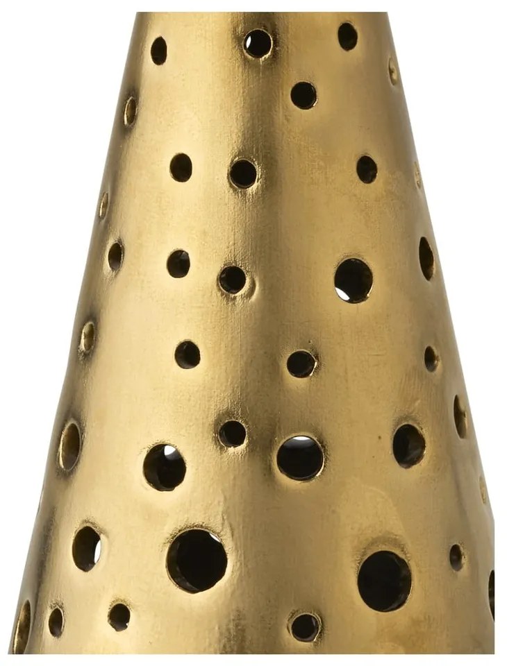 Porcelánový svícen ve zlaté barvě Kähler Design Nobili, výška 19 cm