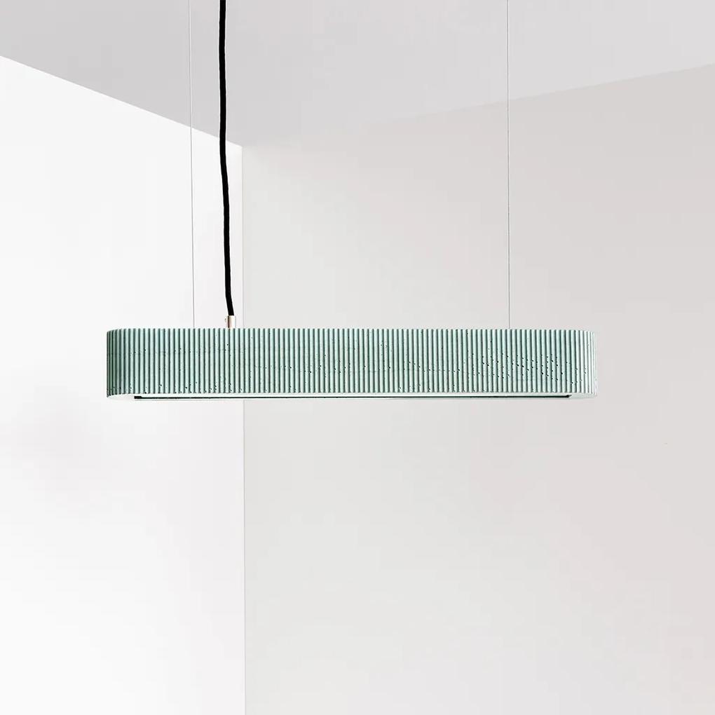 Designové závěsné LED svítidlo z barevného betonu S4  Designové závěsné LED svítidlo z barevného betonu S4 Dekor: Beton nefritově zelený, Kabel:…