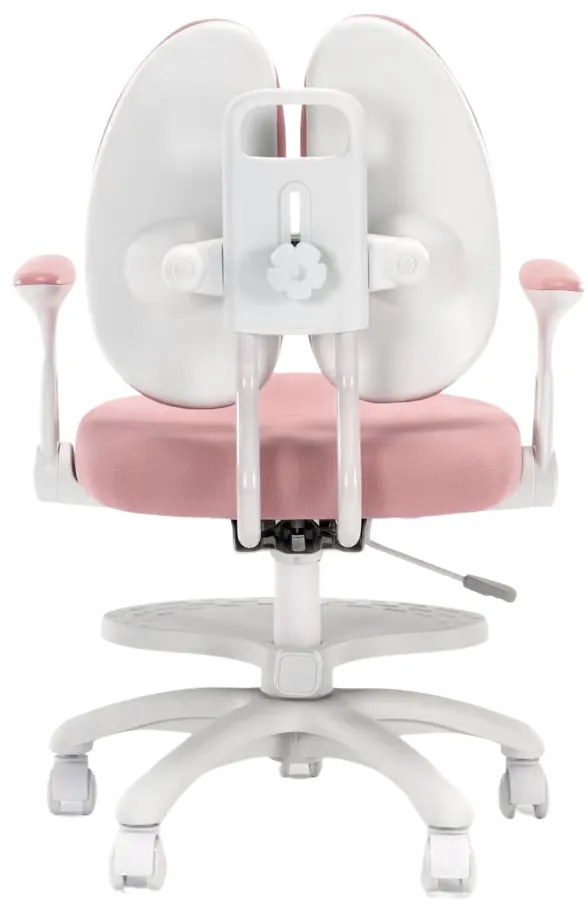 Dětská rostoucí židle Neoseat KIDDY TWO — látka, růžová