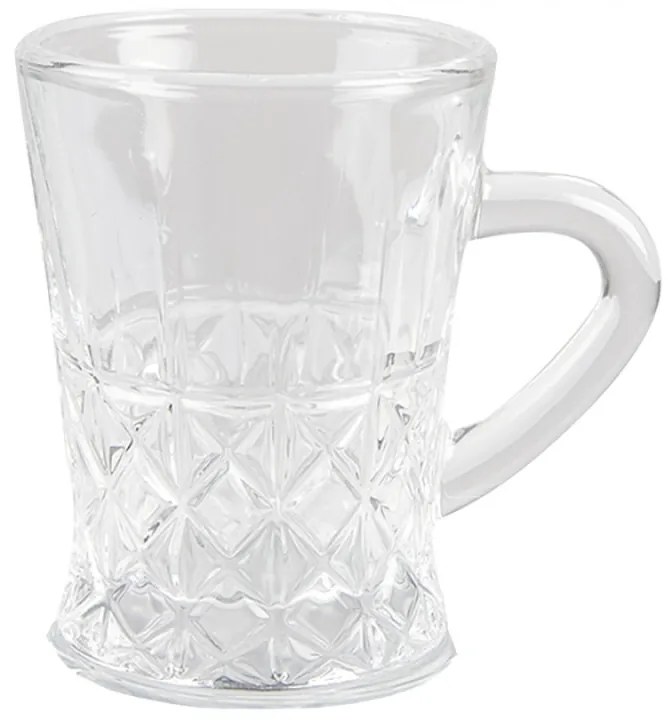 Hrnek Transparent 6x8x8 cm / 95 ml – 95 ml