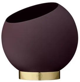 Květináč Globe Bordeaux 17 cm AYTM