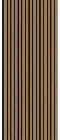 Akustický panel Oak winter 61,5x275 cm lamely na filcu