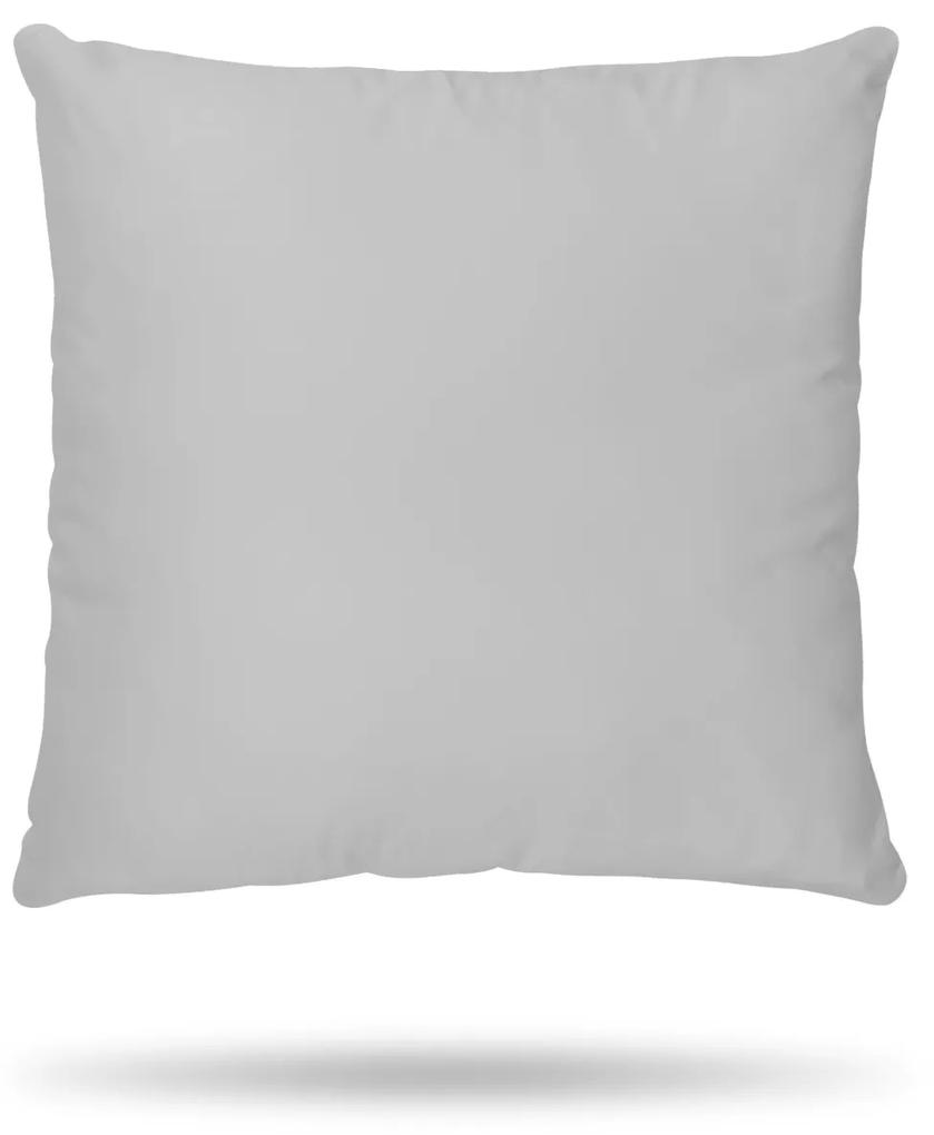 Bavlněný povlak na polštář šedý Rozměr: 45x60