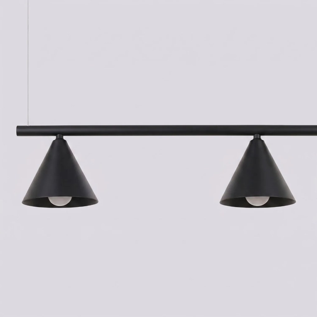 Sollux Lighting Lustr NOX 4L černý