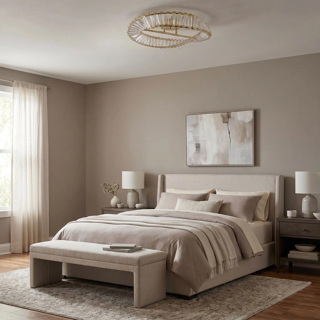 Toolight Rea, Stropní svítidlo LED SWE095-C 50cm GOLD, OSW-30219