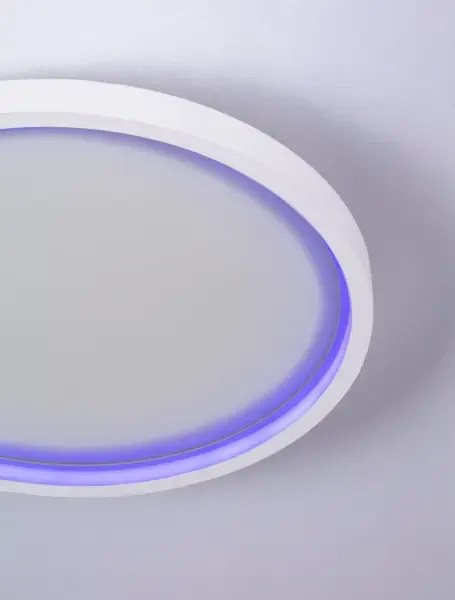 Moderní stropní svítidlo Chet RGB 39 s dálkovým ovládáním