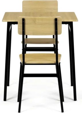 Jídelní stůl se dvěma židlemi AUT-O2121 OAK