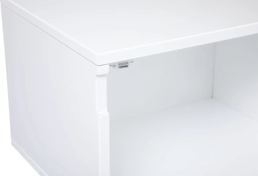 Dětský noční stolek LIŠKA s borovicovými nohami, 53 cm