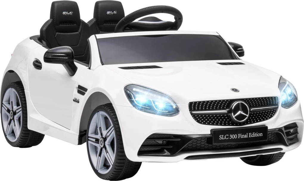 AIYAPLAY dětské elektrické autíčko s dálkovým ovládáním Mercedes SLC bílé