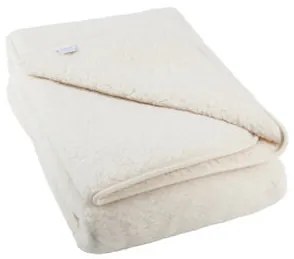 Deka ovčí vlna Natural 2ply velikost lůžkovin 220x200