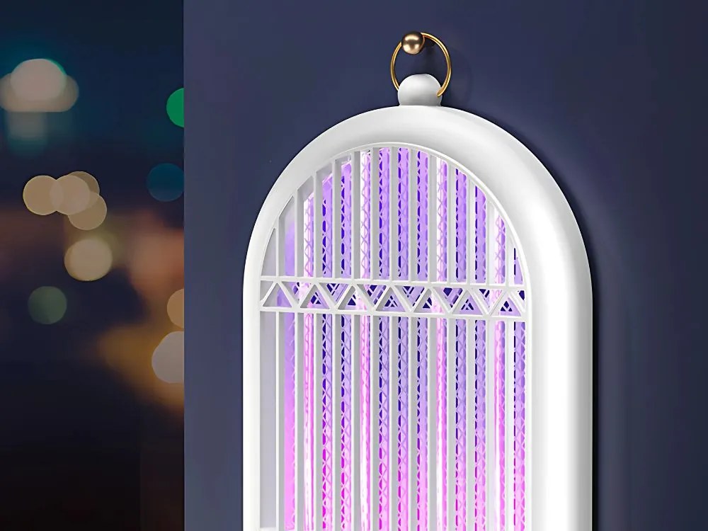 Verk Group Elektrická led insekticidní lampa uv pro komáry mouchy přívěsek 2 usb režimy