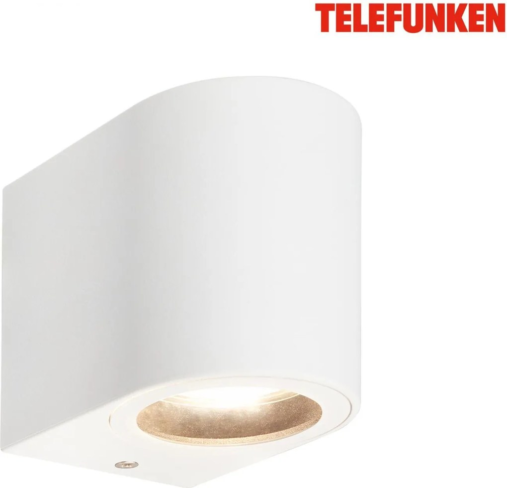 TF 322906TF TELEFUNKEN venkovní nástěnné svítidlo, ochrana proti stříkající vodě, bílé - BRILONER