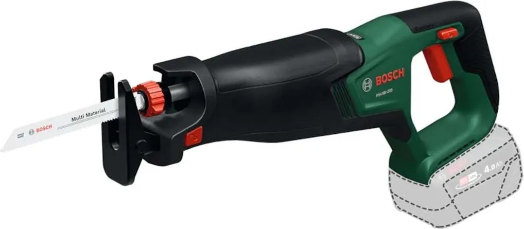 Bosch - 18V AKU mečová pila PSA18V-200, bez baterie a nabíječky 06033E8000