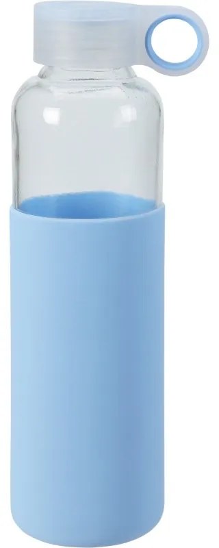 EXCELLENT Láhev na nápoje skleněná s obalem 550 ml modrá KO-170487100modr