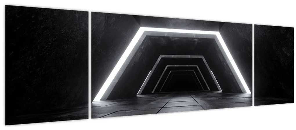 Obraz - Futuristický tunel (170x50 cm)