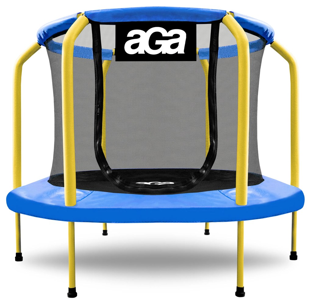 Aga Dětská trampolína 150 cm Modro-žlutá