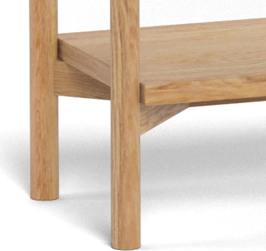 ACTONA Knihovna BRAIDWOOD dub 86x30x160 cm