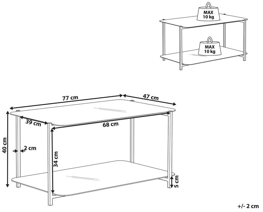 Konferenční stolek Goro (černá). 1079092
