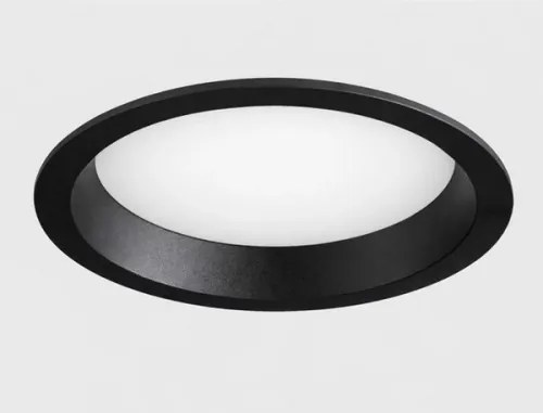Zápustné LED svítidlo Kohl Lighting LIM Ø150mm černé 12W 3000K