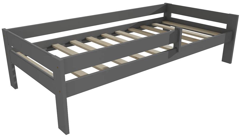Vomaks Dětská postel DP 018 se zábranou Rozměr: 70 x 160 cm, Barva: bezbarvý lak