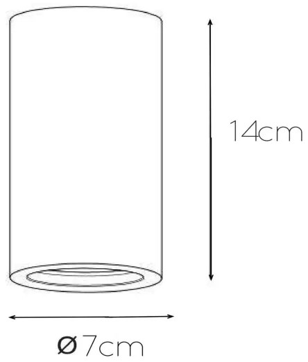 Lucide 35100/14/31 - Stropní svítidlo GIPSY 1xGU10/35W/230V
