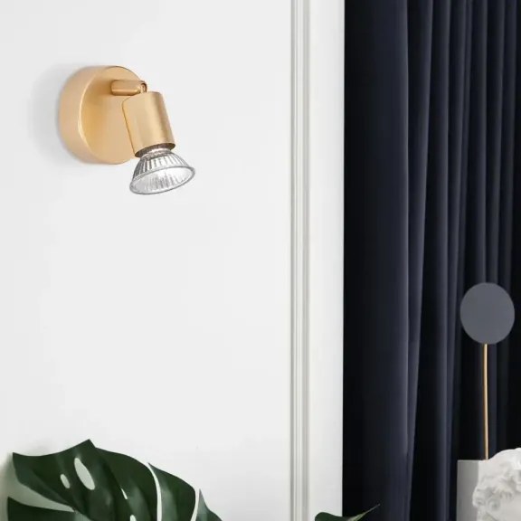 Designové bodové svítidlo Lup 8 zlaté