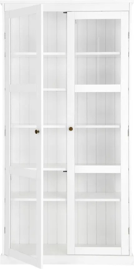 Bílá vitrína z MDF 98x193x34 cm Wilma – Ellos Home