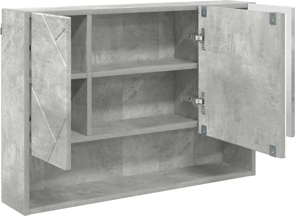 Sada koupelnového nábytku 3 ks Betonově šedá 76,5 x 35 x 64 cm 3393036