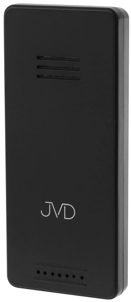 JVD Černý digitální rádiem řízený budík JVD RB3552.2 s čidlem