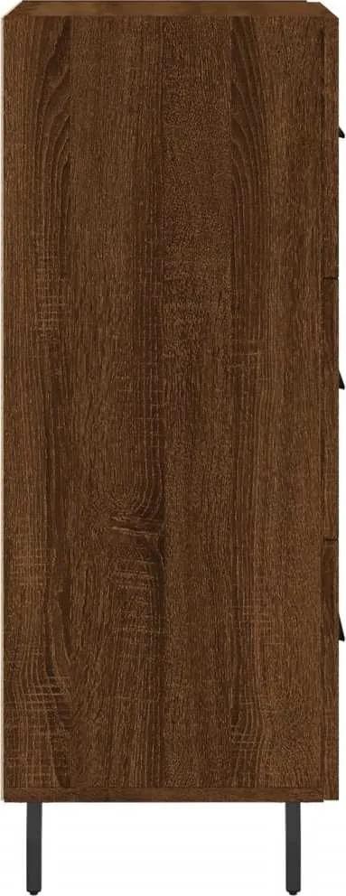 vidaXL Příborník 34,5 x 34 x 90 cm kompozitní dřevo [828627] Barva: Bílá