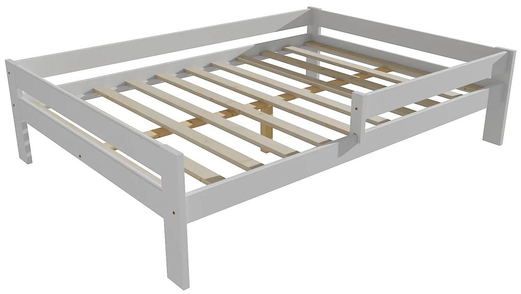 Vomaks Dětská postel se zábranou VMK006C KIDS Rozměr: 140 x 200 cm, Barva: barva bílá