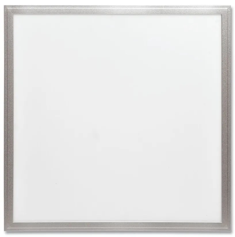 Ecolite Stříbrný přisazený LED panel s rámečkem 600 x 600mm 45W Barva světla: Studená bílá LED-GPL44-45/6000_191021
