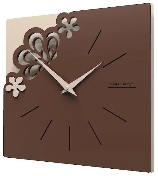Designové hodiny 56-10-1 CalleaDesign Merletto Small 30cm (více barevných variant) Barva bílá-1 - RAL9003