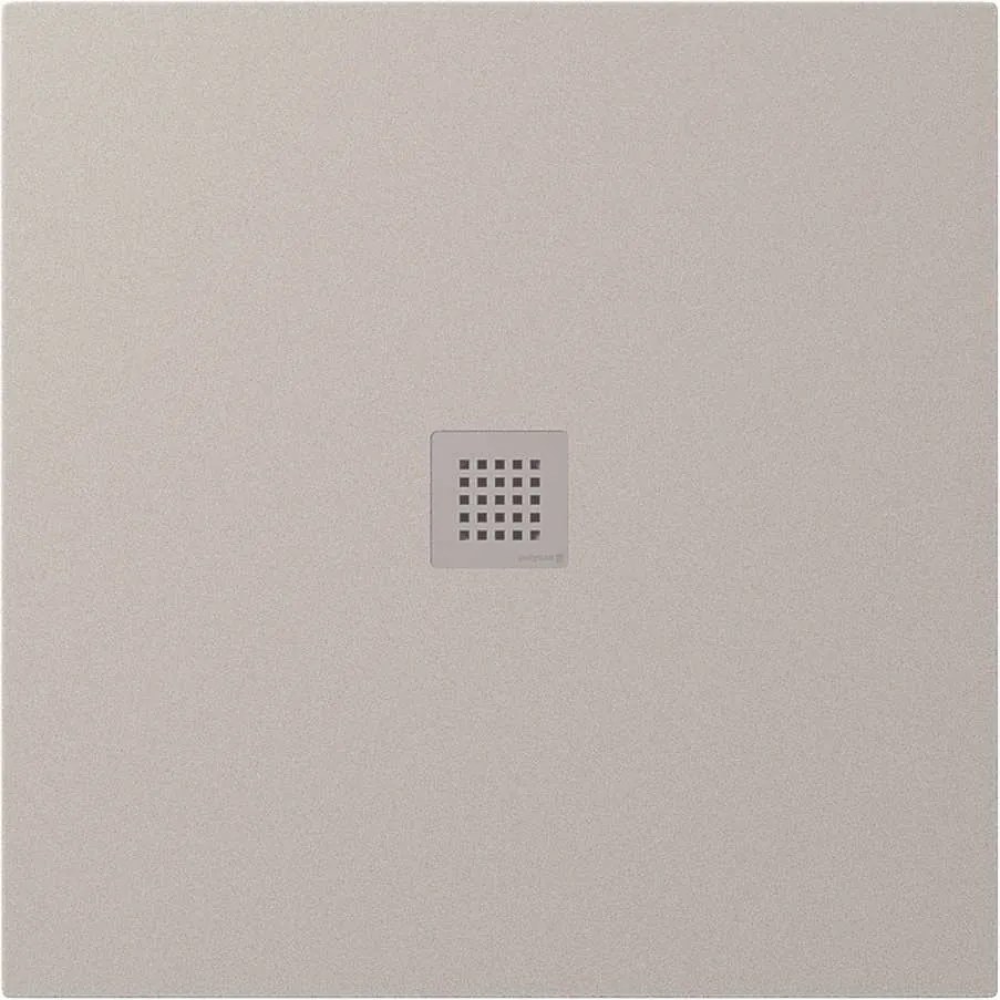 Polysan Tre - Sprchová vanička Neca 90x90 cm, matná béžová 84300.81