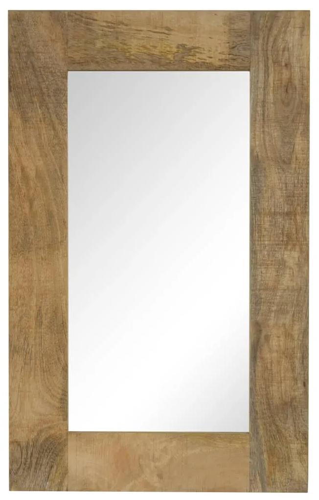 246302 vidaXL Zrcadlo z masivního mangovníkového dřeva 50 x 80 cm