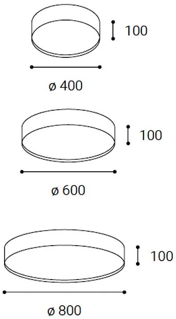 Led2 Stropní LED svítidlo ROMO ø 60 cm, kávová Varianty: 3000K/4000K Casambi TW