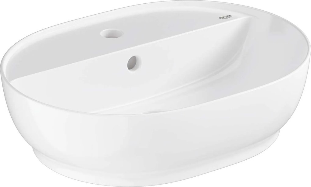 Grohe Essence - Umyvadlo na desku, 50x39 cm, s přepadem, s otvorem pro baterii, alpská bílá 103566SH00